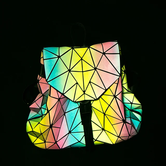 Rainbow Geometric Pattern Backpack - Queerks™