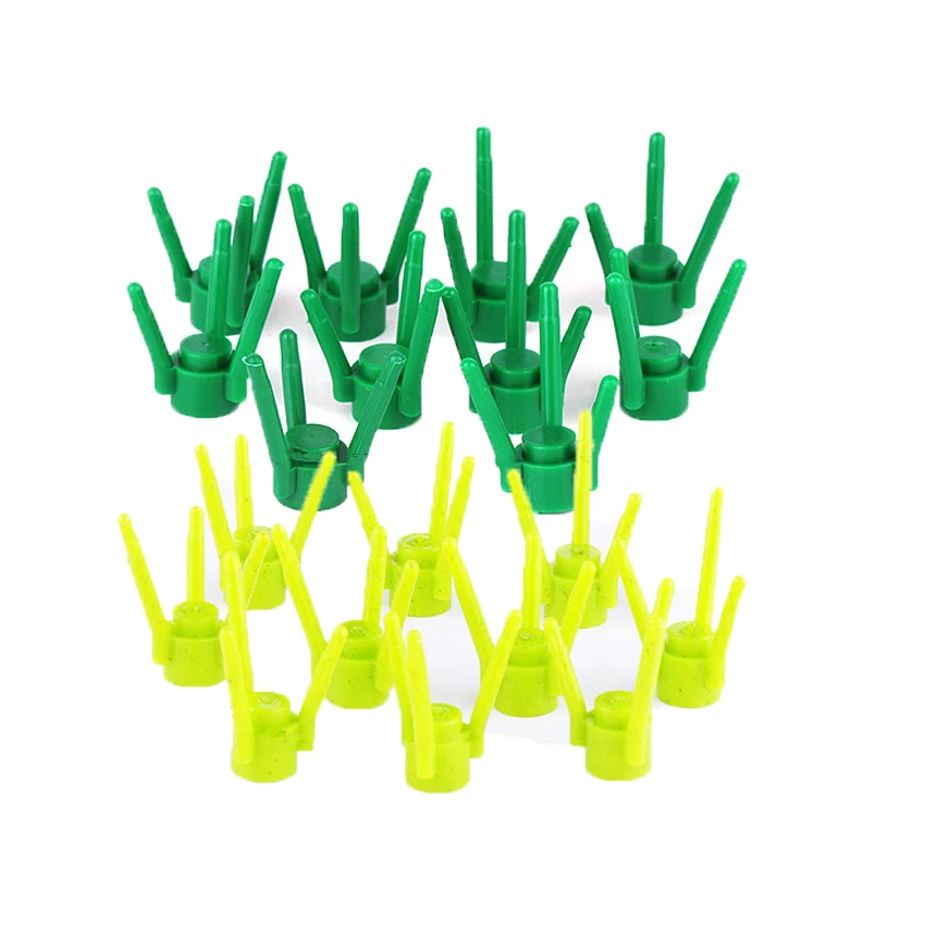 20Pcs/set Compatible LegoINGlys Mini Green Grass for Plant Building ...