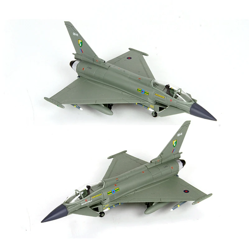kids toys 1:100 Scale Diecast Typhoon Fighter EF-2000 Military ...