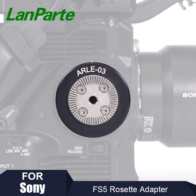 Lanparte-Camera-Handgrip-Rosette-Adapter-of-Arri-Standard-for-SONY-FS5 ...