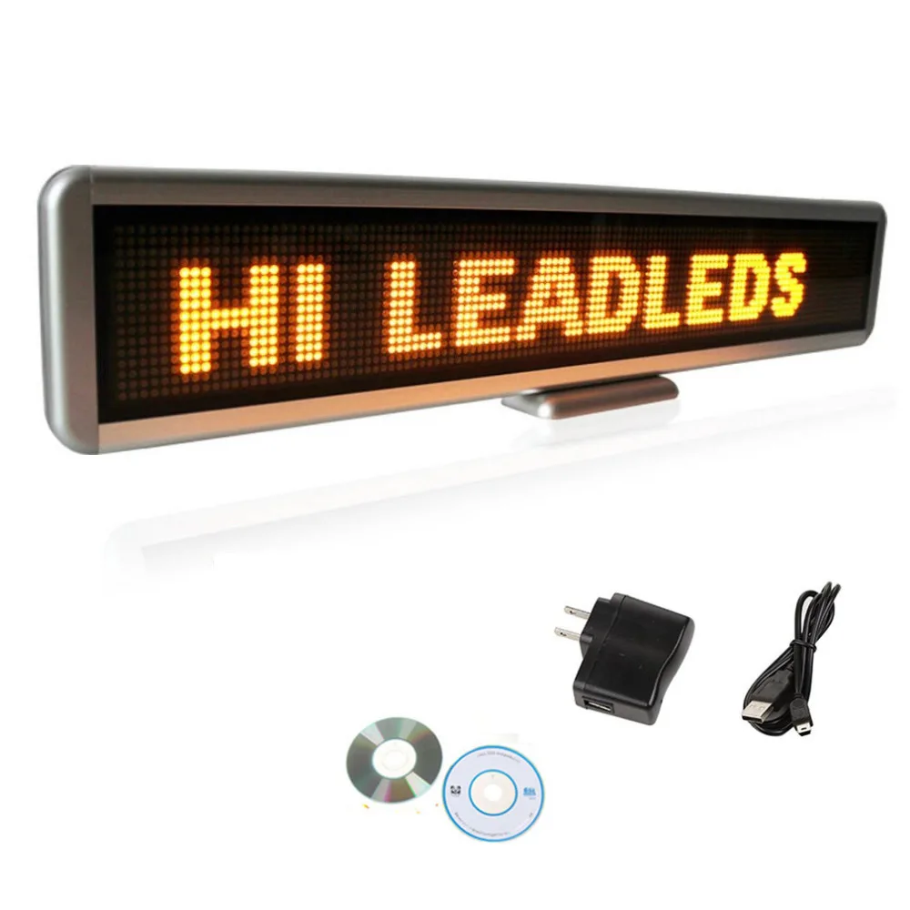 22inch SMD Programmable LED Message Sign Scroll Display Desk ...