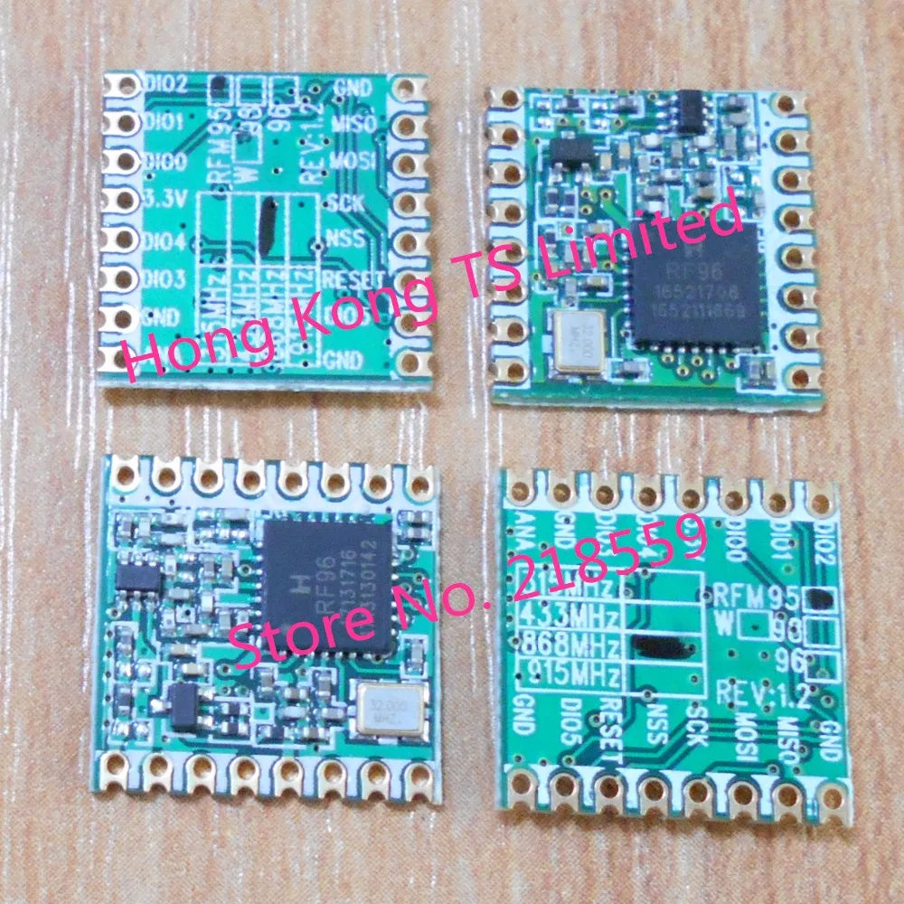 4pcs/lot Rfm95 20dbm 100mw 868mhz 915mhz Dsss Spread Spectrum Wireless ...