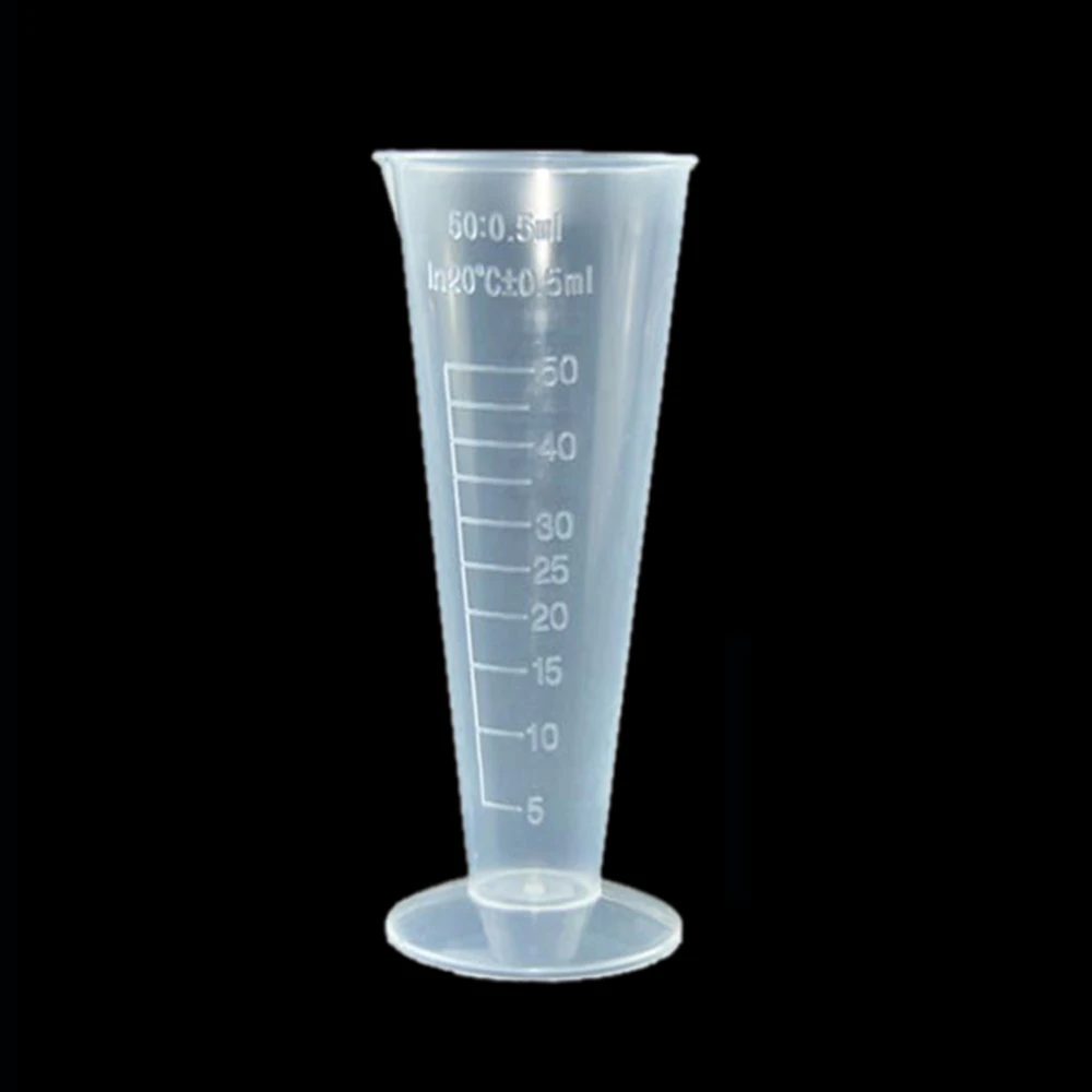 Freeshipping 50mm Plastic Cone Measuring Cup Beaker Laboratory Cylinder ...