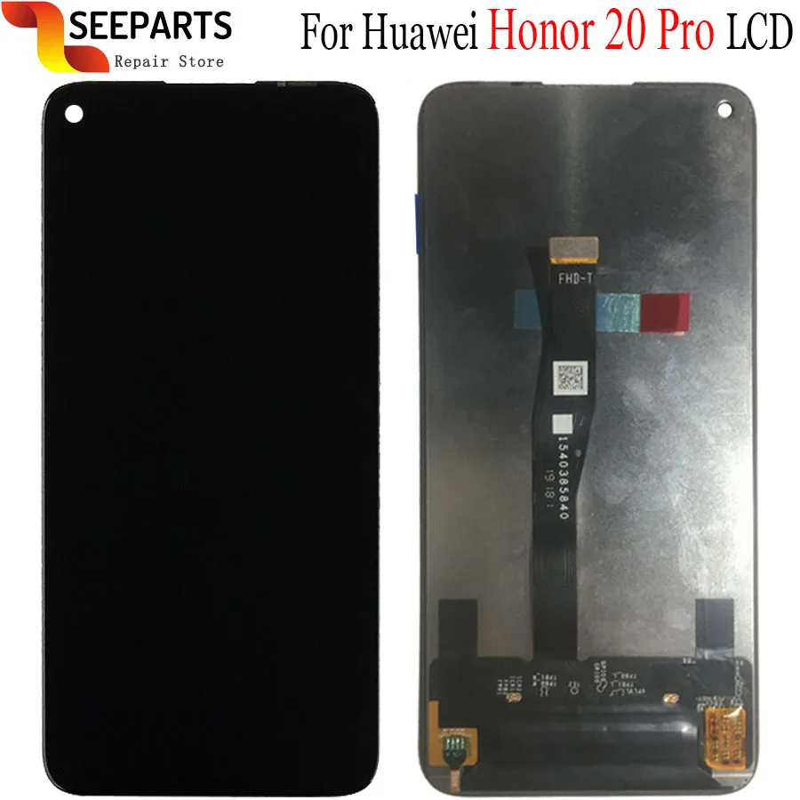 Original Huawei Honor 20 Pro LCD YAL AL10 Display Screen Touch Panel ...