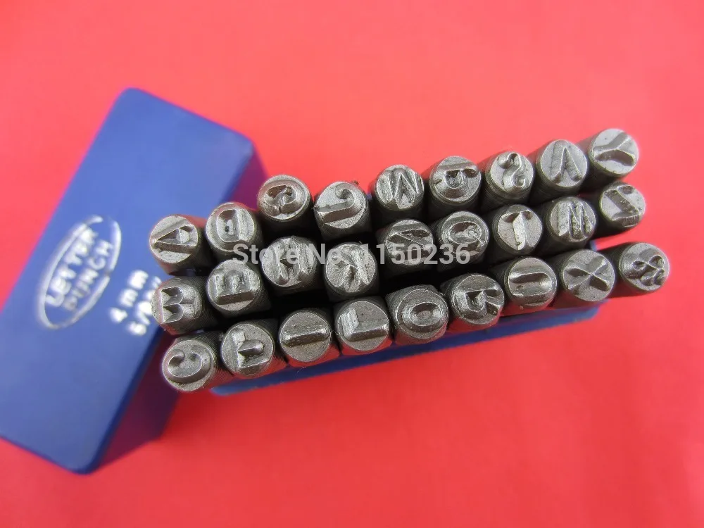 FREE SHIPPINJG!!! high quality alloy steel 3mm metal letter punch ...