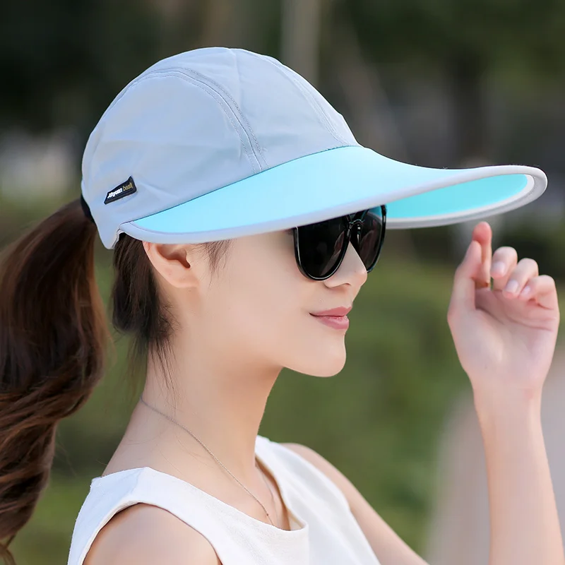 SORRYNAM Summer Hat Women UV Protection Wide Brim Baseball Cap Mesh SORRYNAM Summer Hat Women UV Protection Wide Brim Baseball Cap Mesh