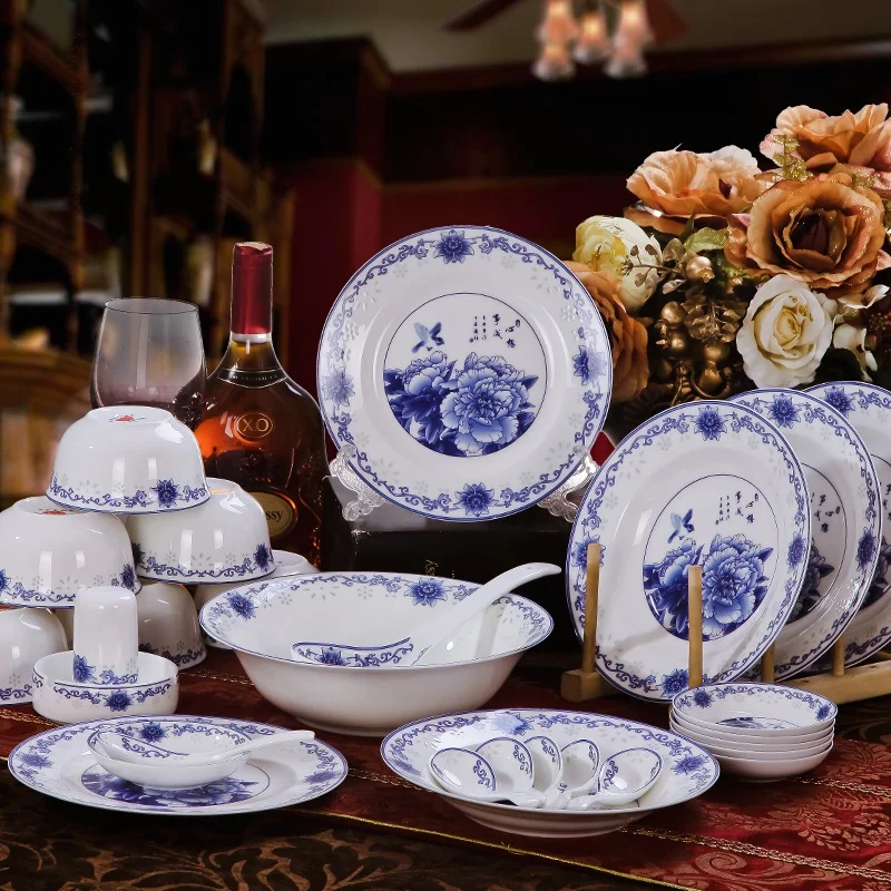 Guci28-Jingdezhen-high-grade-bone-china-enamel-color-blue-and-white ...