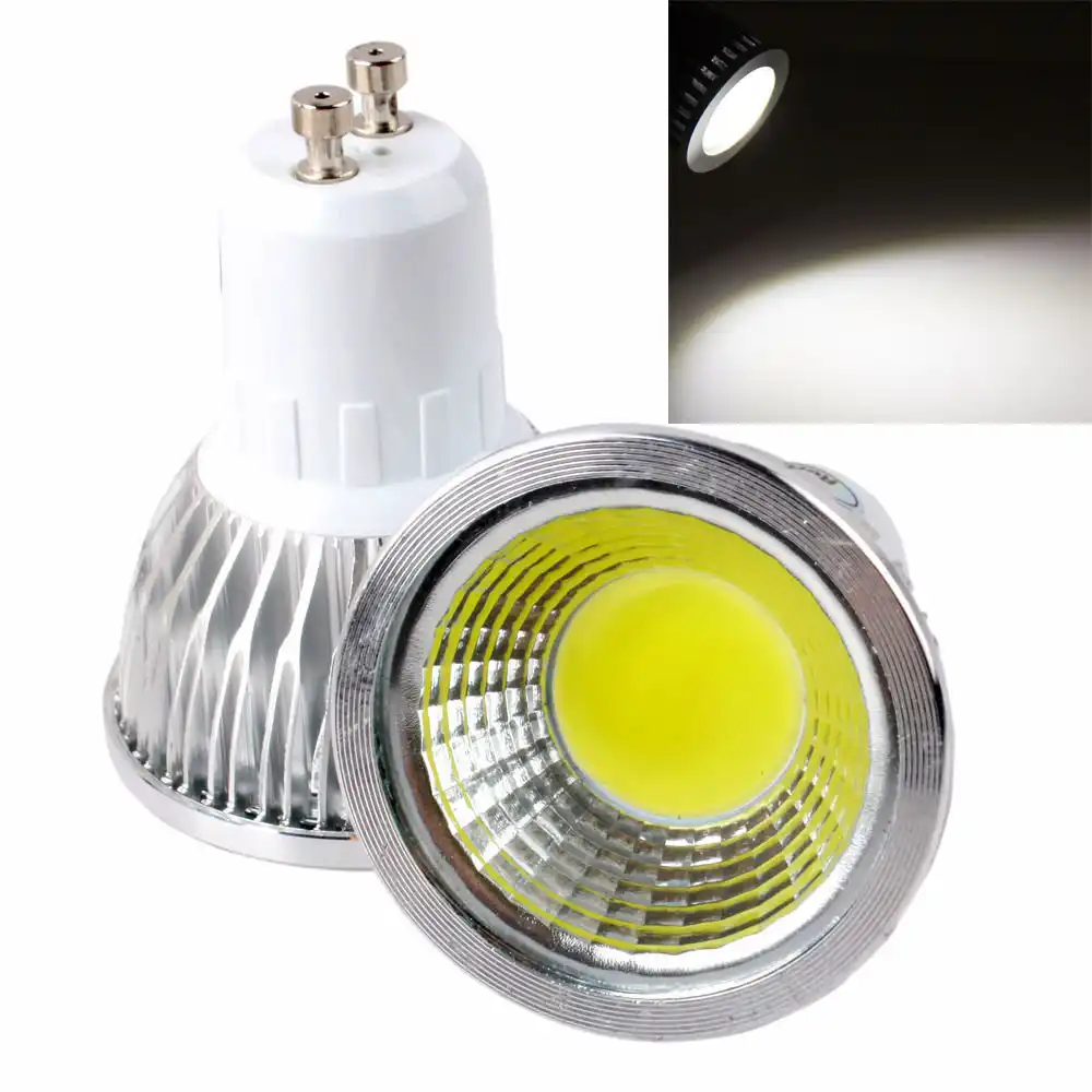 Bombilla para foco LED GU10 COB mini GU 10 7w 12w 15w regulable 2700k blanco cálido de luz ...