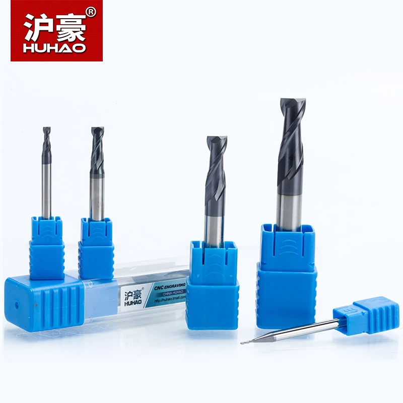 HUHAO-1PC-2-Flutes-Solid-Carbide-End-Mill-CNC-Milling-Cutter-HRC45 ...