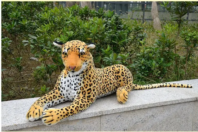 big creative plush lovely simulation leopard toy stuffed lifelike ...