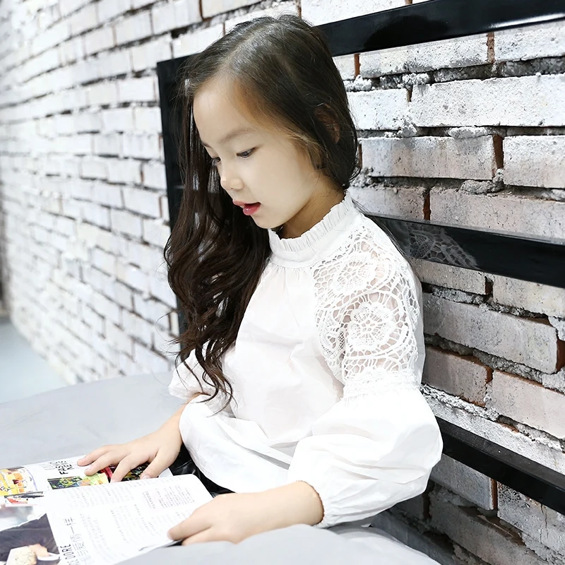 4 5 6 7 8 9 10 11 12 13t Girls White Blouses Teenager Girls White Shirt ...