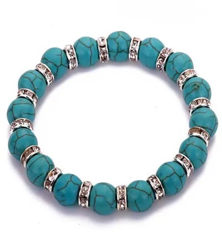 Fashion Bohemian style geometrical shape crystal alloy gem chain ...