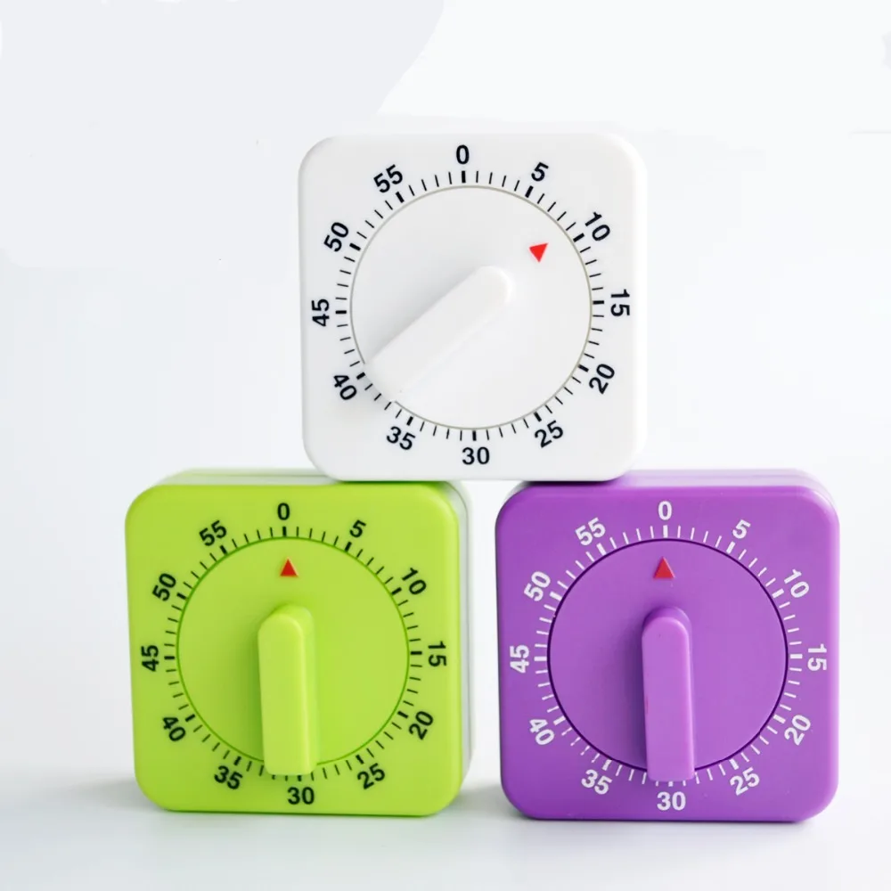 White Green Purple Color Kitchen Timers Square Timers Countdown ...