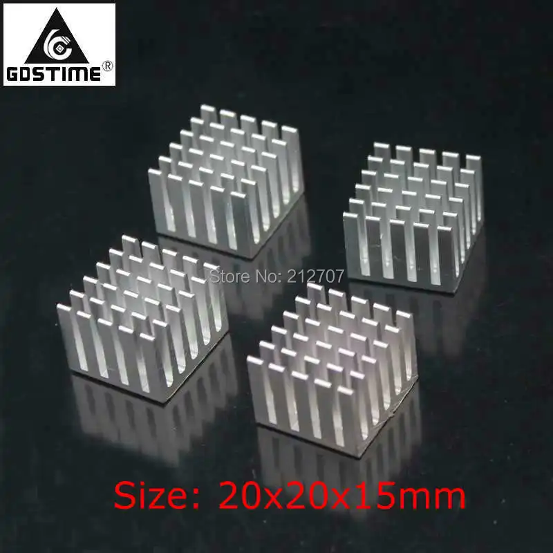50-Pieces-lot-Gdstime-20x20x15mm-CPU-IC-Heat-Sink-Cooler-Heatsink ...