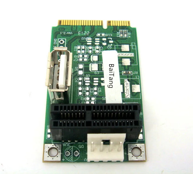 Mini Pci-e To Pci-e Express 1x 4x 8x 16x Riser Extender Adapter Card ...