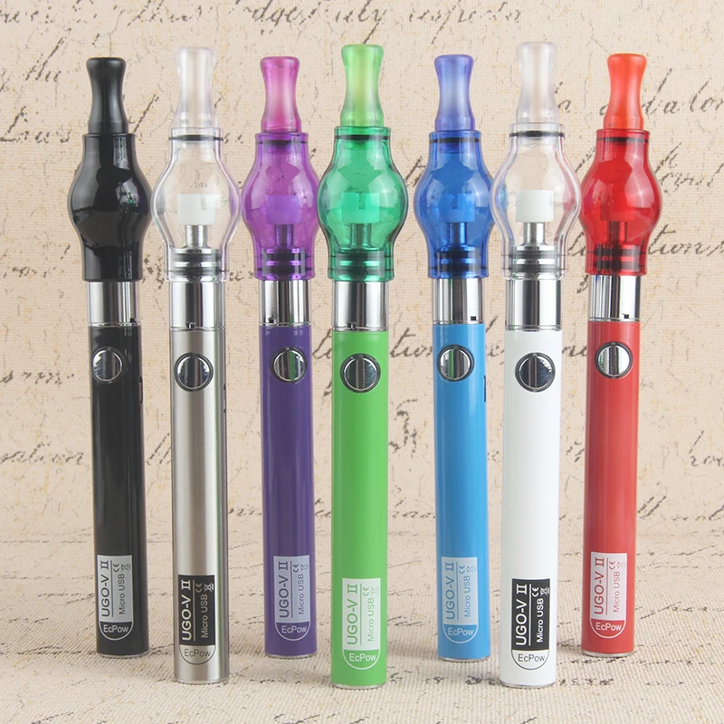 UGO-V II Battery Glass Globe Atomizer Electronic Cigarette Ego Starter ...