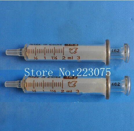 2ml Glass syringes, Glass Injector Healthcare, Lab & Life Science ...
