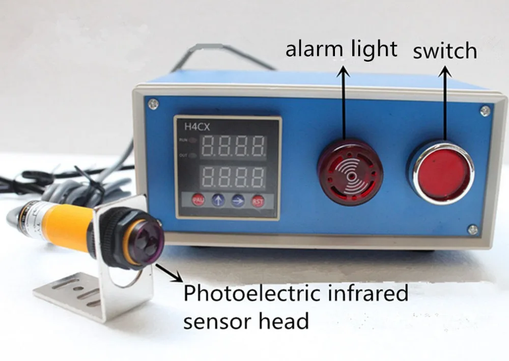 Digital counter Infrared sensor for assembly line Sealing packaging ...