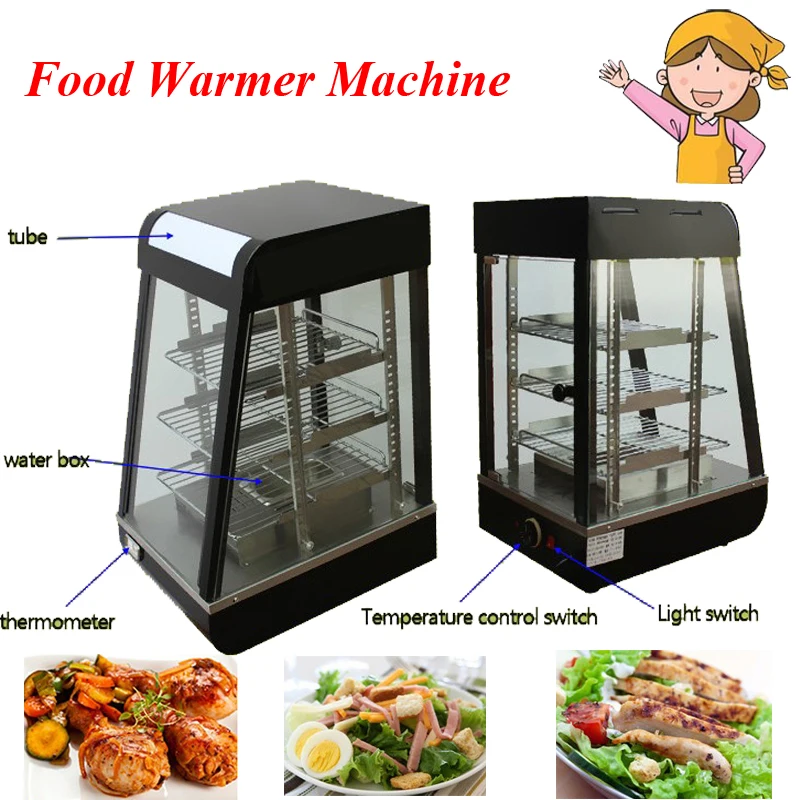 Food Warmer Machine Three Layers Thermal Container Heat Preservation ...