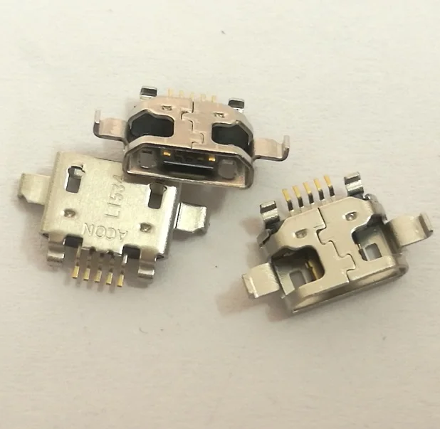 100pcs Mini Micro USB connector Charging Socket Port jack power plug ...