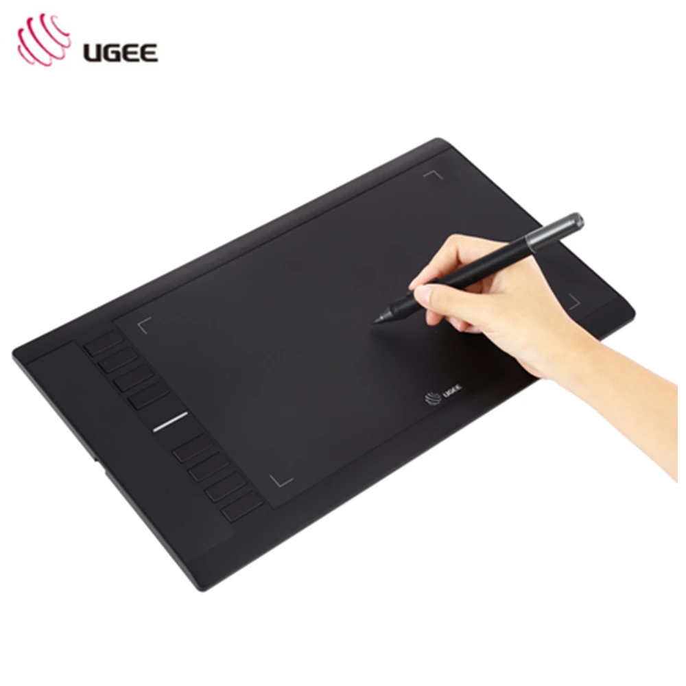 UGEE M708 10 x 6 inch Smart Graphics Tablet 5080 LPI Resolution P50S ...