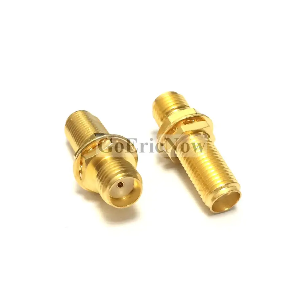 1 piezas RF Coaxial 50 Ohm largo SMA hembra a SMA hembra conector de ...