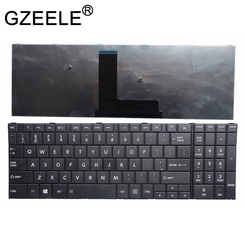 GZEELE-NEW-For-Toshiba-Satellite-Pro-R50-R50-B-C50T-B-US-Black-Keyboard ...