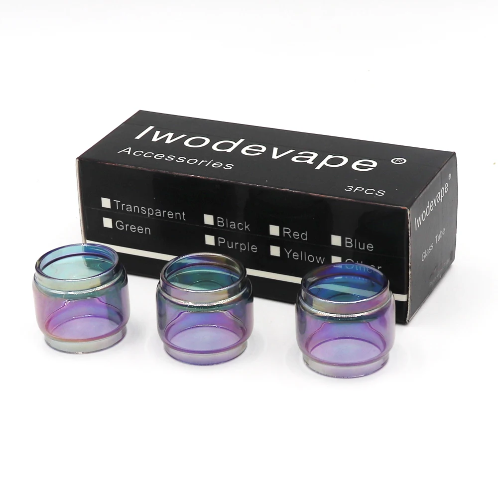 iwodevape Vape Accessories Electronic cigarette glass tube IJUST 3 TFV8 ...