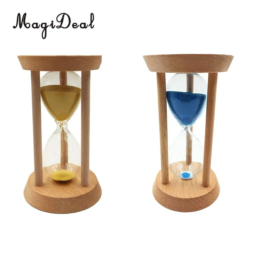 2pcs Egg Timer Hourglass Sand Timer Sandglass 20min Cooking Baking Countdown Shelf Display Home