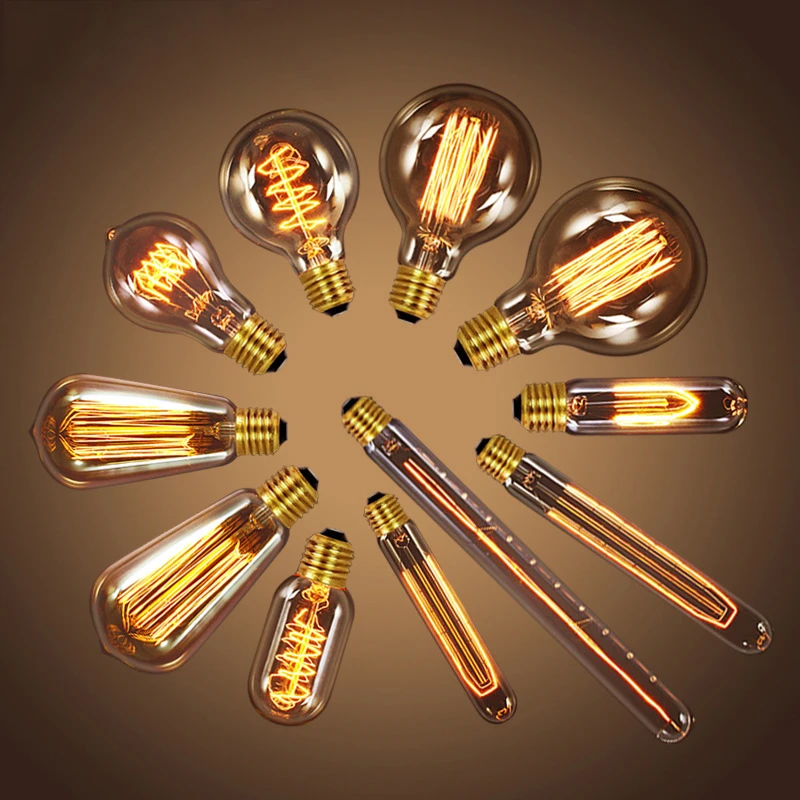 Vintage Edison birne e27 220V/110V Retro Lampe 40W Ampulle Vintage ...