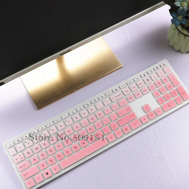 Silicone Desktop Keyboard Cover Protector Skin For Hp Pavilion All In ...