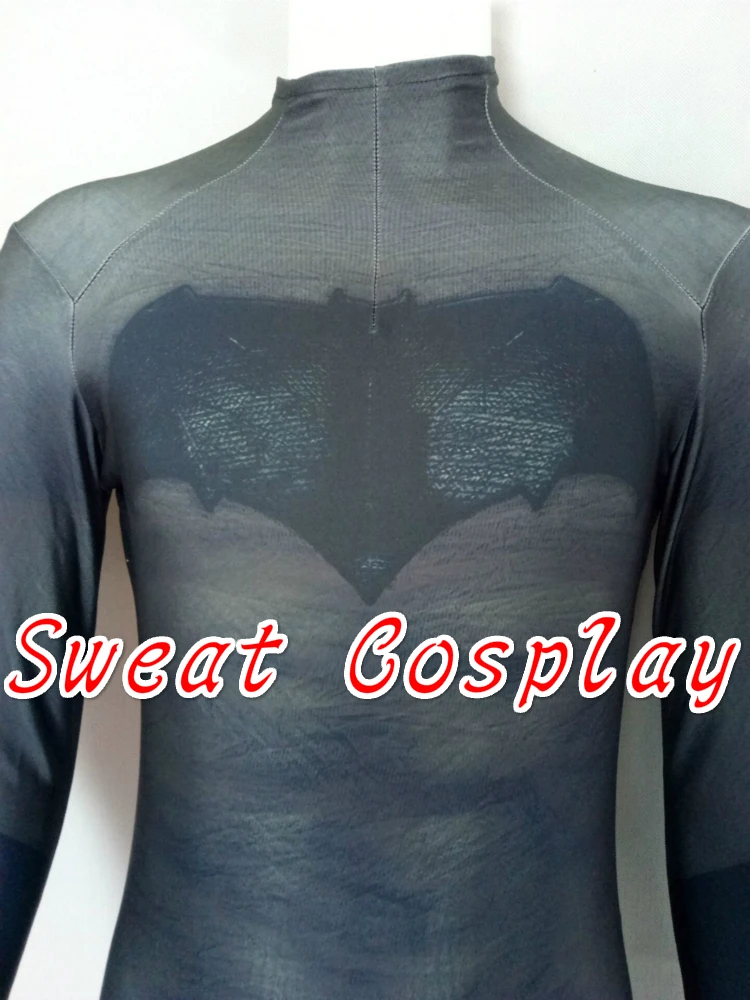 High Quality For 170cm Tall only 1 piece Batman Costume Spandex Lycra ...