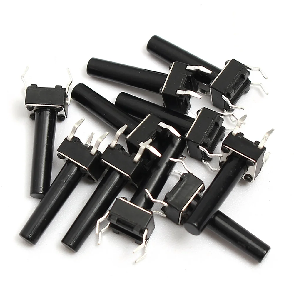 140pcs 10 Types Momentary Tactile Switches Push Button Switch Micro SMD ...