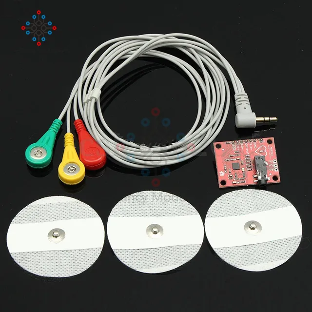 Ecg module AD8232 ecg measurement pulse heart ecg monitoring sensor ...