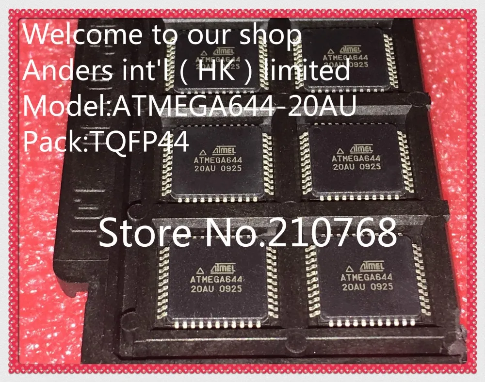 10pcs/lot ATMEGA644 20AU ATMEGA644 IC MCU 8BIT 64KB FLASH 44TQFP|ic chip|flash diffusoric lamp ...