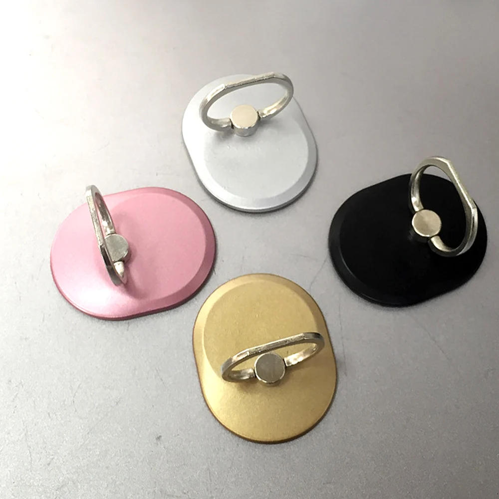 360 Degree Oval Finger Ring Smartphone Stand Holder Mobile Phone Holder ...