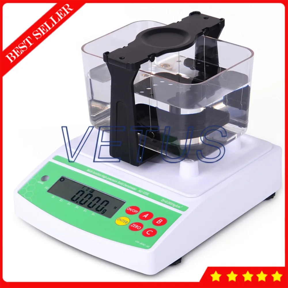 AU 120S Digital Precise 0.0001g/cm3 Solid Densimeter with Electronic ...