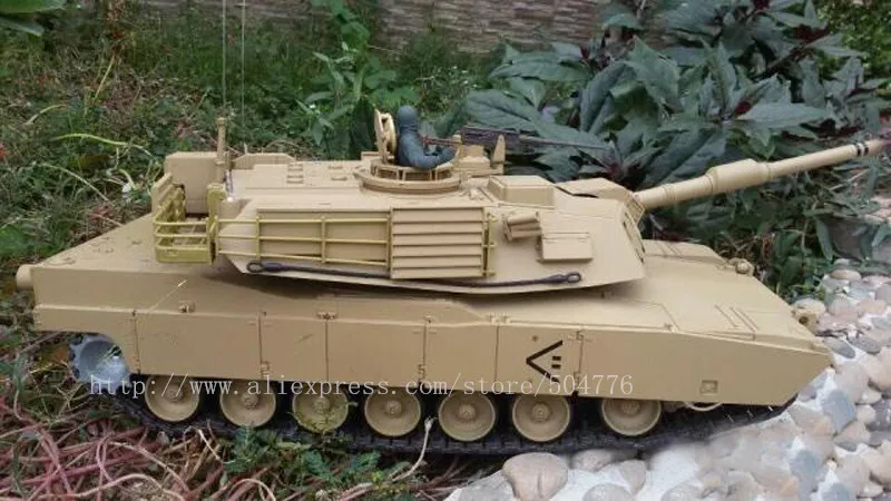 Heng long rc tank 1:16 us army m1a2 abrams main battle tank - avidlknm