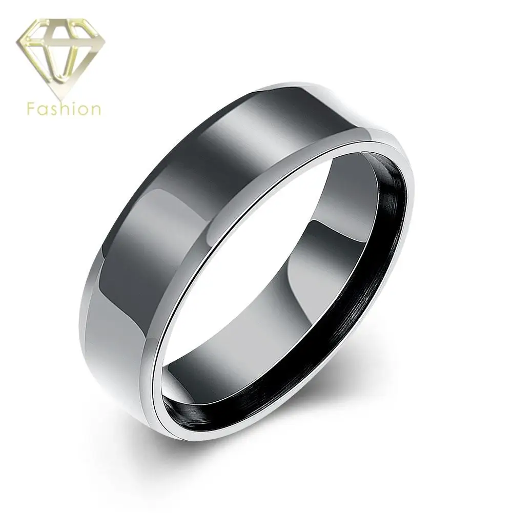 Estate Engagement Rings Classic Design Black Gun Plated Titanium ...