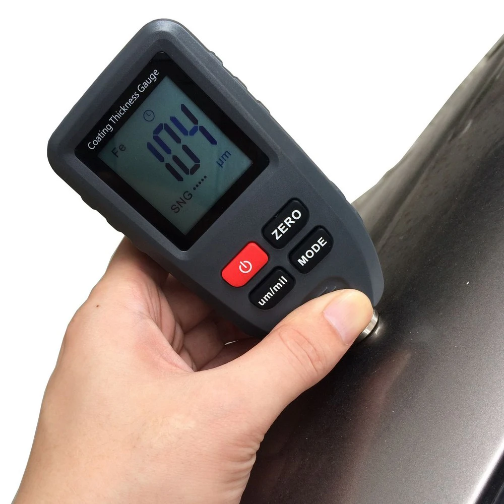 Digital Coating Thickness Gauge Fe/NFe 0-1300um Car Paint Film Auto 0 ...