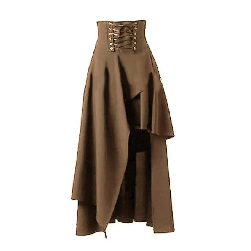 Wechery, сексуальные длинные макси юбки в стиле стимпанк, готическая ...