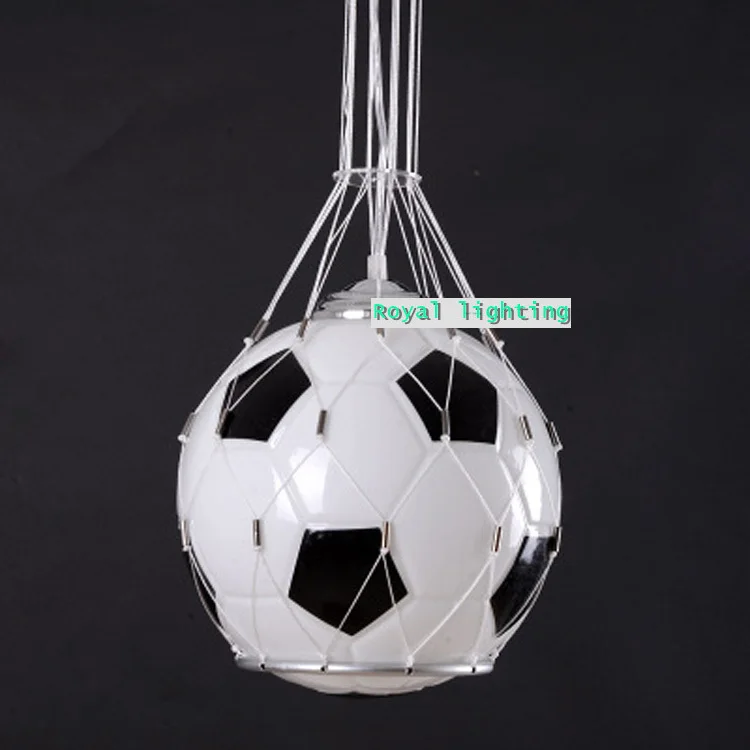 Soccer-ball-children-room-glass-light-pendnat-lamps-football-kid-s-room ...