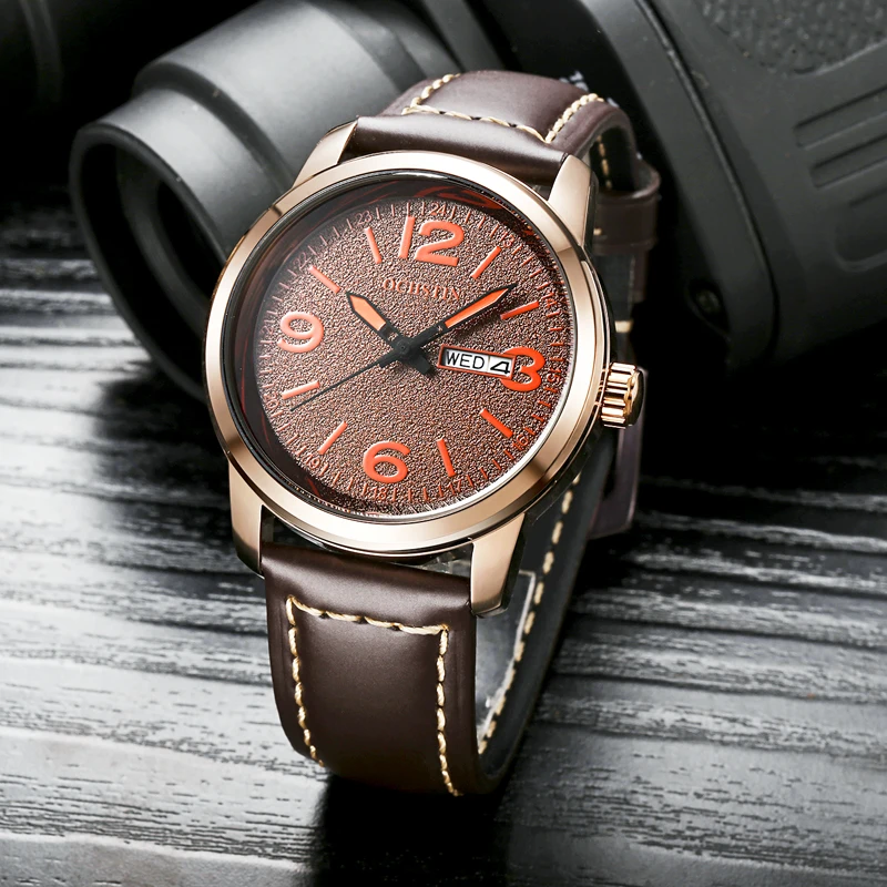 OCHSTIN Casual Mens Watch Top Brand Luxury Quartz Wristwatches Calendar ...