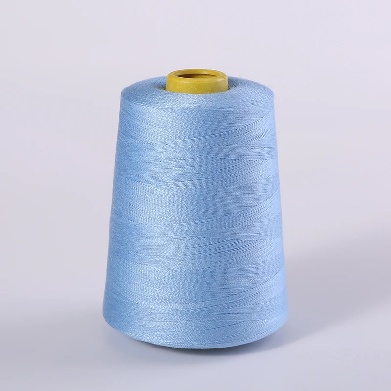 8000-Yards-light-blue-Industrial-Overlock-Sewing-Machine-Polyester ...