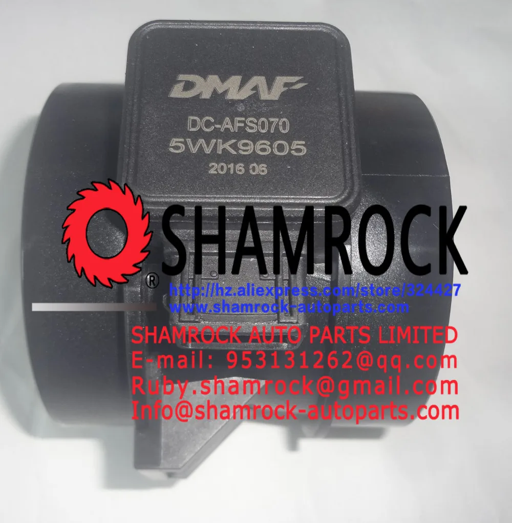 새로운 5WK9605 질량 공기 흐름 센서 OEM 13621432356 공기 유량계 oem 5WK9605 99 06 2.5L 2 ...