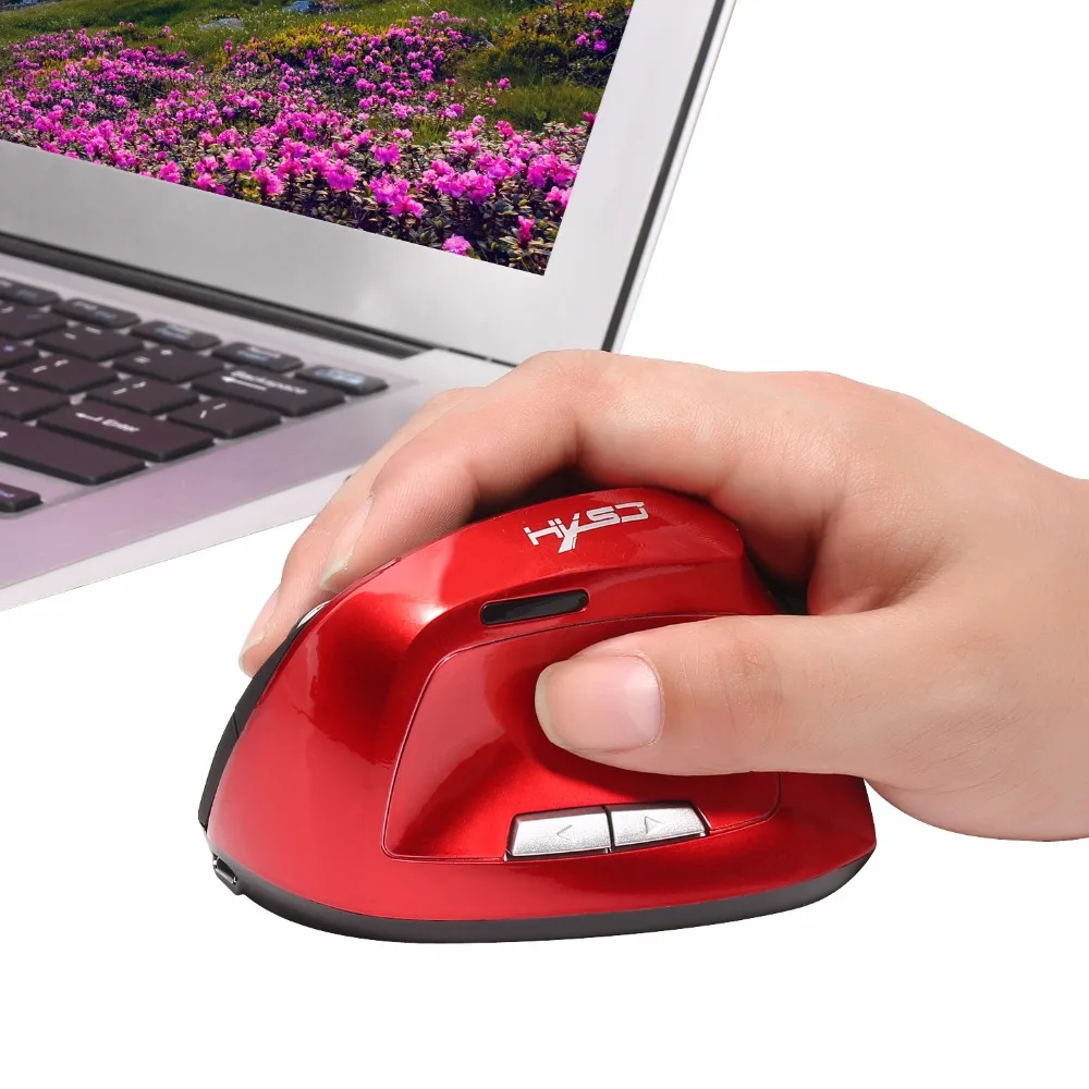 6D Ergonomic Optical Wreless Mouse With 4 Button 2400dpi Adjustable ...