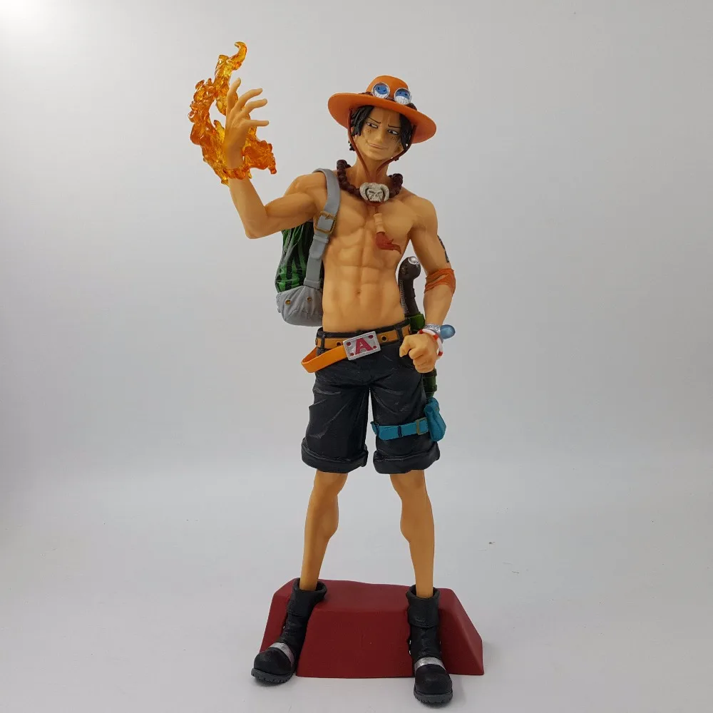 One Piece Action Figure Ace SMSP 300mm Anime One Piece Ace Luffy ...