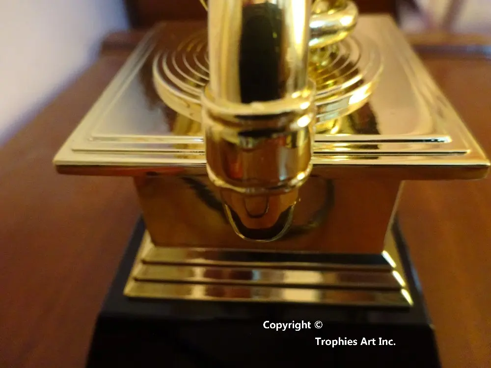 Grammy Award Trophy Metal Gramophone Marble Base by NARAS 1:1 Real Size ...