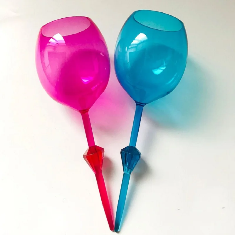 Beatiful Floating Beach Glass Acrylic Shatterproof Wine Beer Cocktail ...