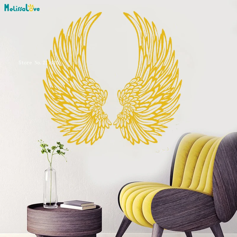 Angel-Wings-Wall-Sticker-Decal-Vinyl-Home-Decoration-Bird-Wing-Decal ...